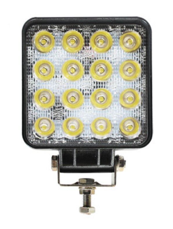 Cветодиодные фары универсальная, противотуманная 12/27V 5048 FLOOD4.5" 16 диодов 48W (1 штука)(14076)