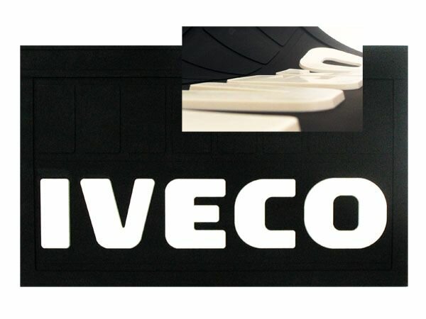 Брызговики резиновые на автомобиль "IVECO" (2 штуки) 580х360мм. Сделано в России.(10026)