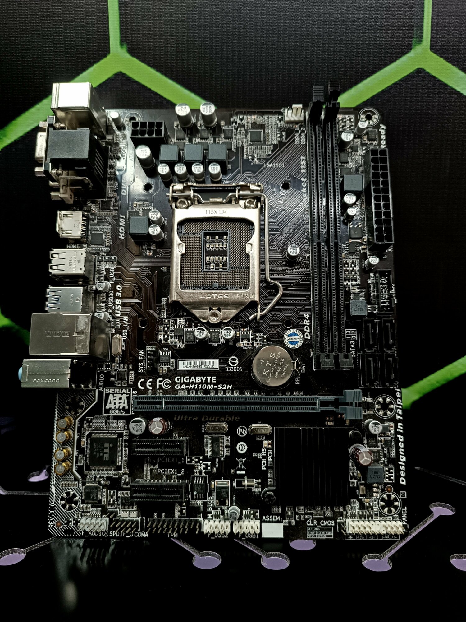 Материнская плата GIGABYTE GA-H110M-S2H LGA1151 mATX