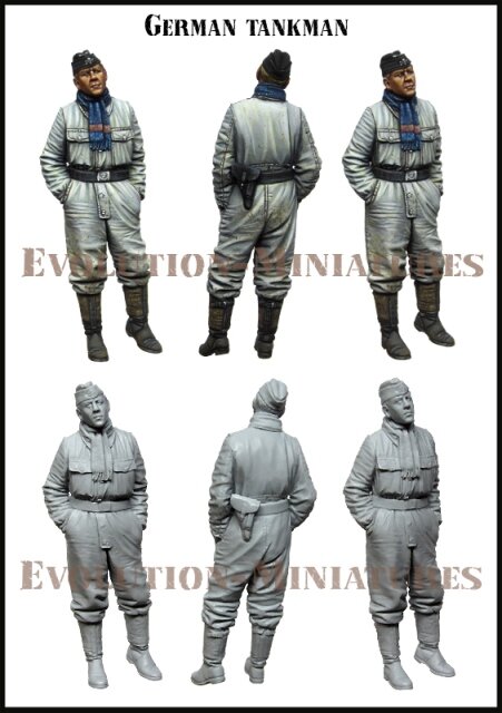 EM35194 Evolution Miniatures Германский танкист 1/35