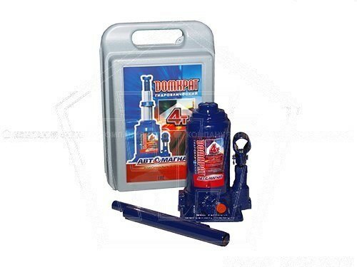 Домкрат гидравлический 4.0т (180-350 мм) в кейсе автомагнат (am-13-pb-003)