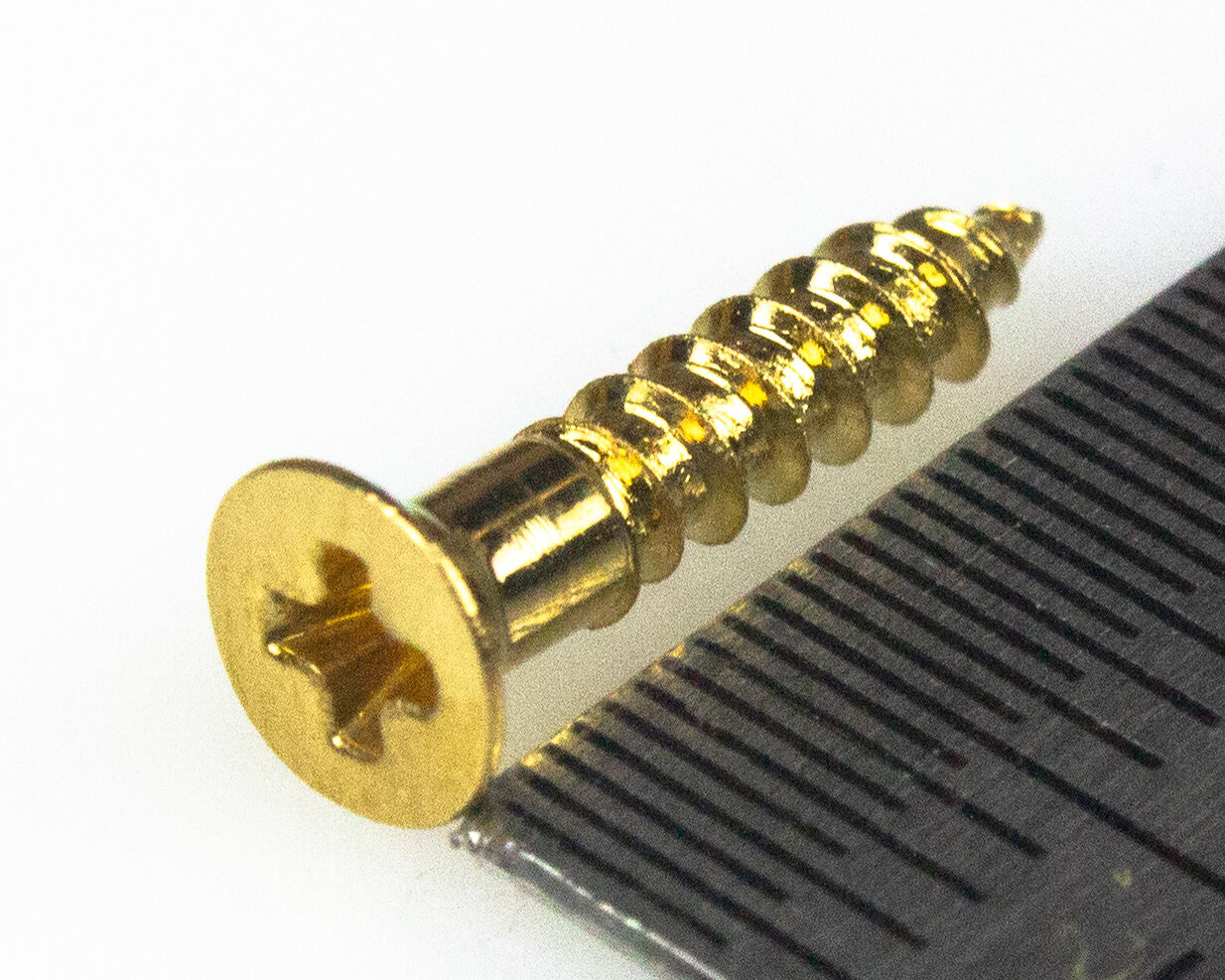 HOSCO PSH-08G, саморез для рамок хамбакера (2.4 x 13 мм), золотой