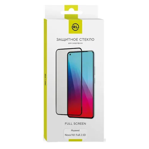 Защитное стекло для экрана Redline для Huawei Nova Y61 Full 2.5D [ут000036327]