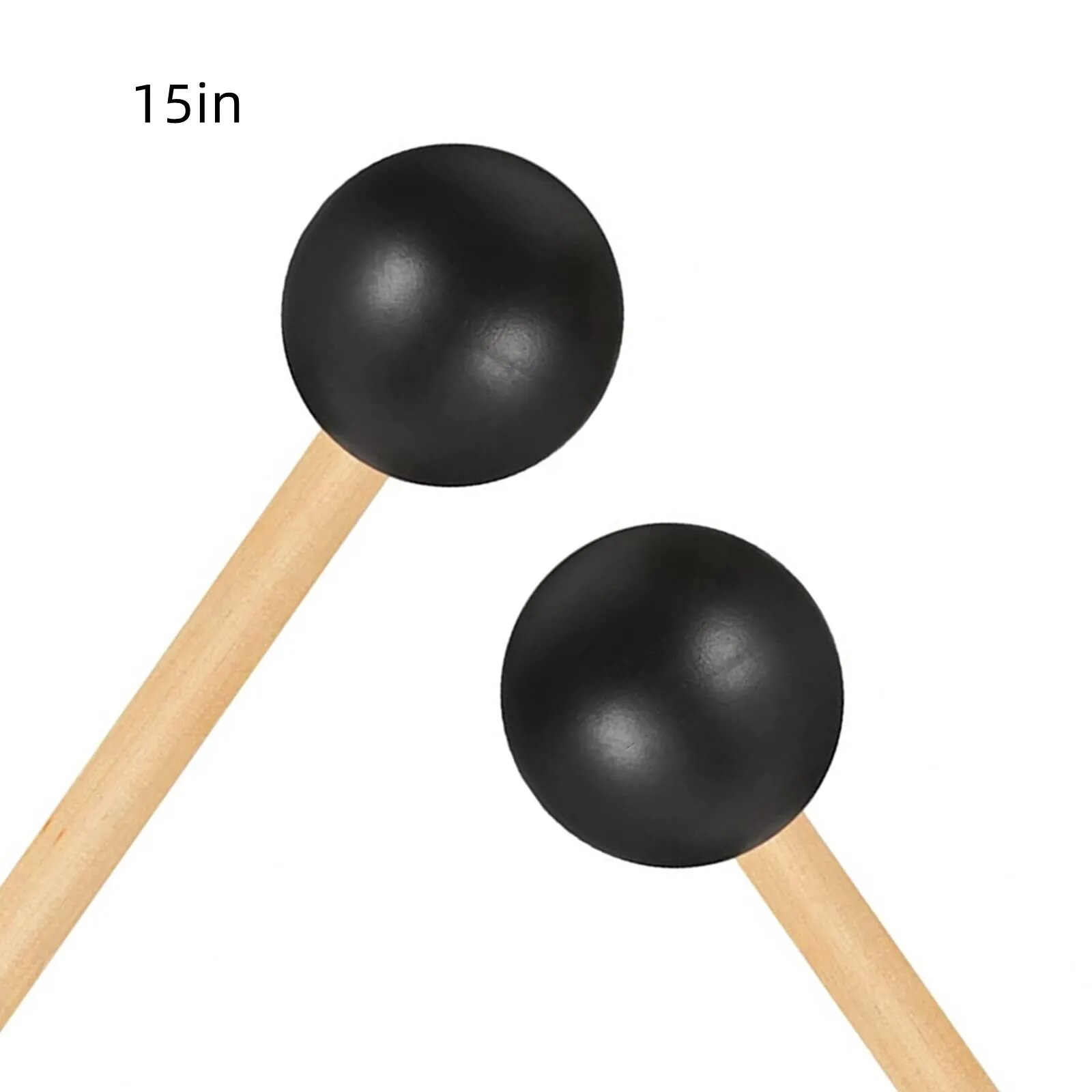 Резиновый молоток Miwayer 8/12, 5/15in, барабанные палочки для ударных инструментов, такие как барабан для языка, ксилофон, глокенол, ручная палочка