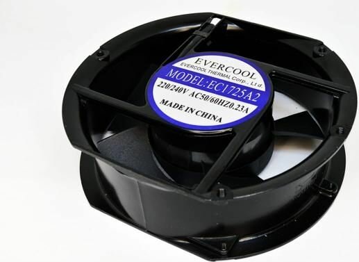 Вентилятор осевой Evercool EC1725A2HBT 220В, AC 172х150х51мм, подш. качения, 2500 об/мин, 1 шт