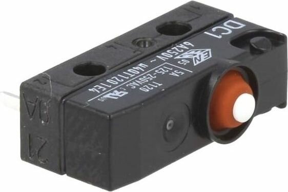 Микропереключатель CHERRY DC1C-H1AA SNAP ACTION SPDT 6A/250ВAC ON-(ON) Пол 2 1 шт