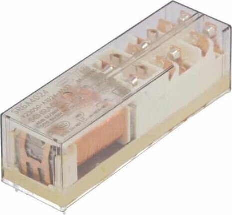 Реле TE Connectivity SR6A4024 электромагнитное, NC x3 + NO x3, Uобмотки 24ВDC, 8А, THT, 1 шт