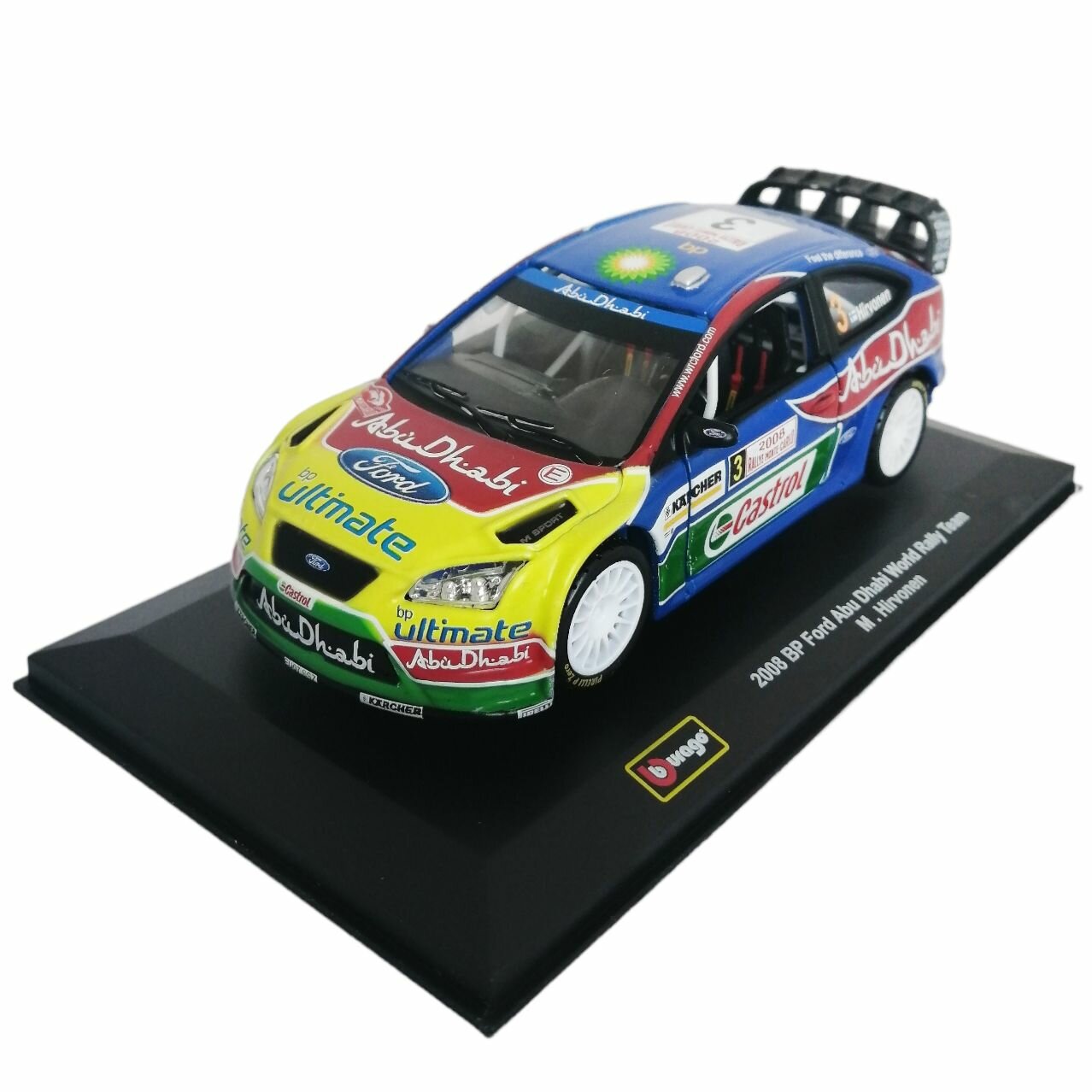 Ford Focus Rally 1/32 Bburago машинка металлическая гоночная 18-41017-2
