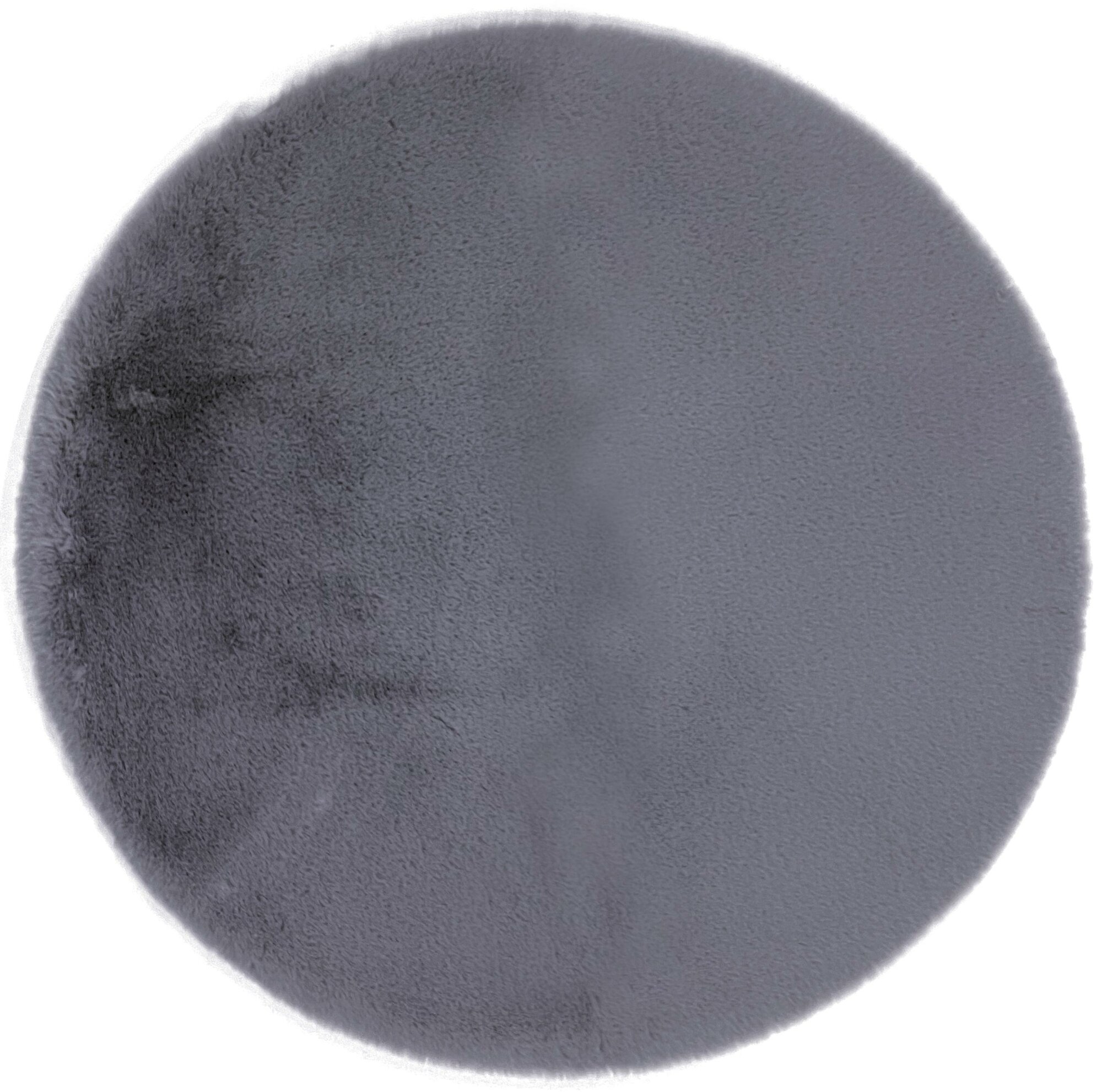 Ковер полиэстер Bingo круглый ø80 см цвет серый