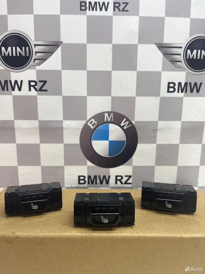 Переключатель обогрева сиденья правый задний, BMW, 61319380202