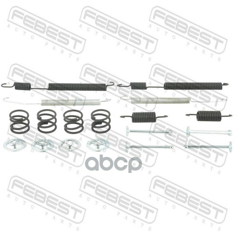 К-кт монтажный барабанных колодок SUBARU FORESTER 2001-2007 0804-S10XTR-KIT Febest арт. 0804-S10XTR-KIT
