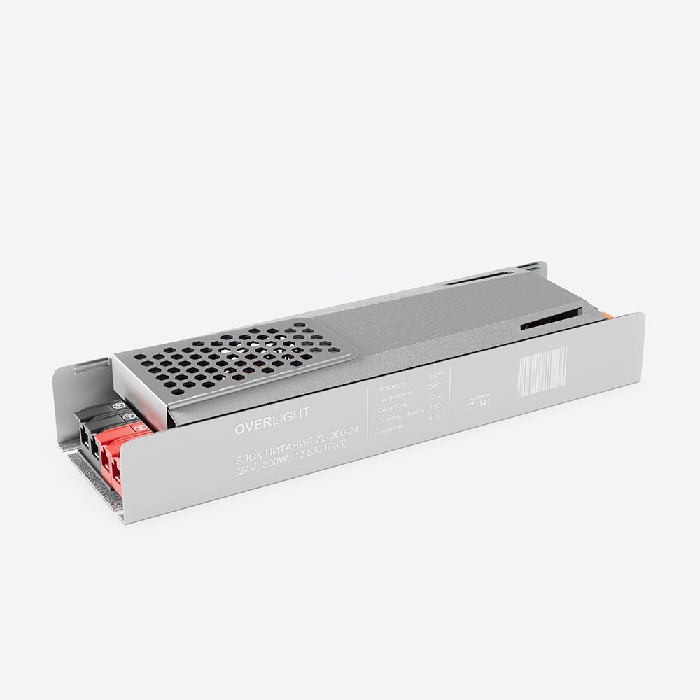 Источник напряжения ShopLEDs Блок питания ZL-300-24 (24V, 300W, 12.5A, IP33)