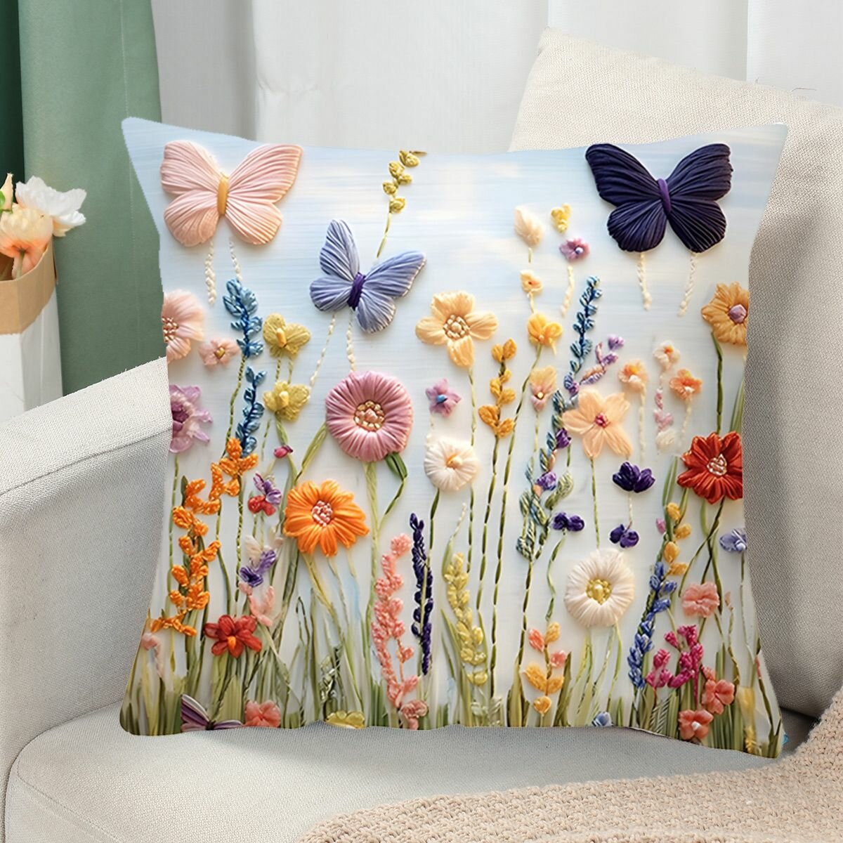 Pillowcase, Polyester, 45x45 cm 4pcs — фото 1