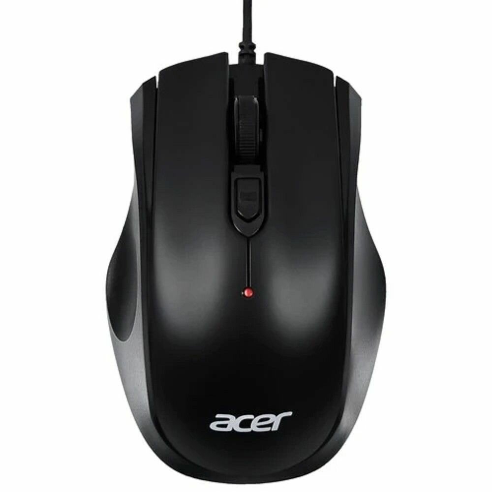 Acer Проводная оптическая мышка OMW020 ZL. MCEEE.004 Mouse USB 3but Черный