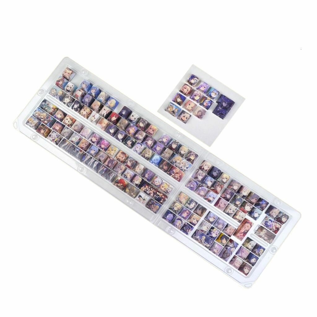 135PCS Японские аниме кейкапы для механических клавиатур