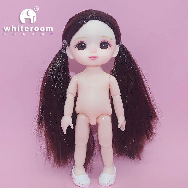 Шарнирная кукла Whiteroom 16 см, цвет: Smiling red braids