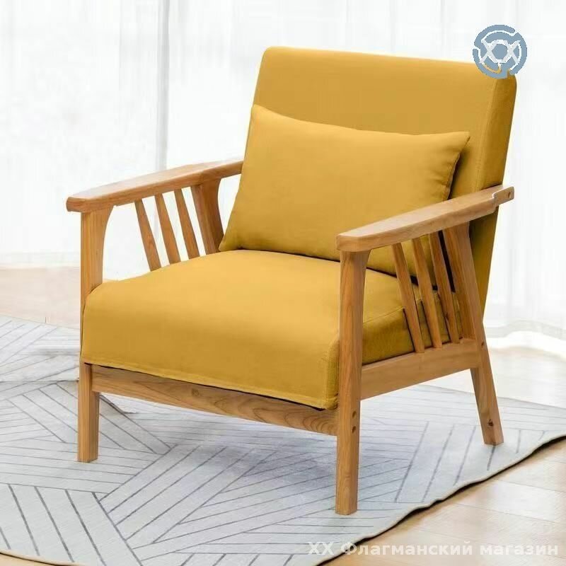 Дизайнерское кресло lounge interio, бежевый