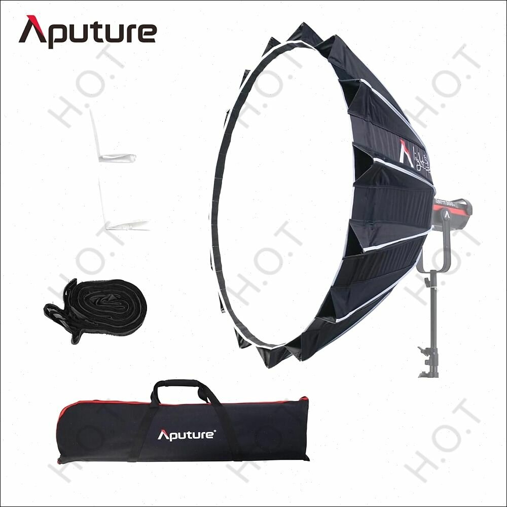 Софтбокс Aputure Light Dome III Lighting, софтбокс Bowens Mount Studio Reflector Softbox с рассеивающей тканью, сотовой сеткой, сумка для переноски Aputure Amaran 300C 150C
