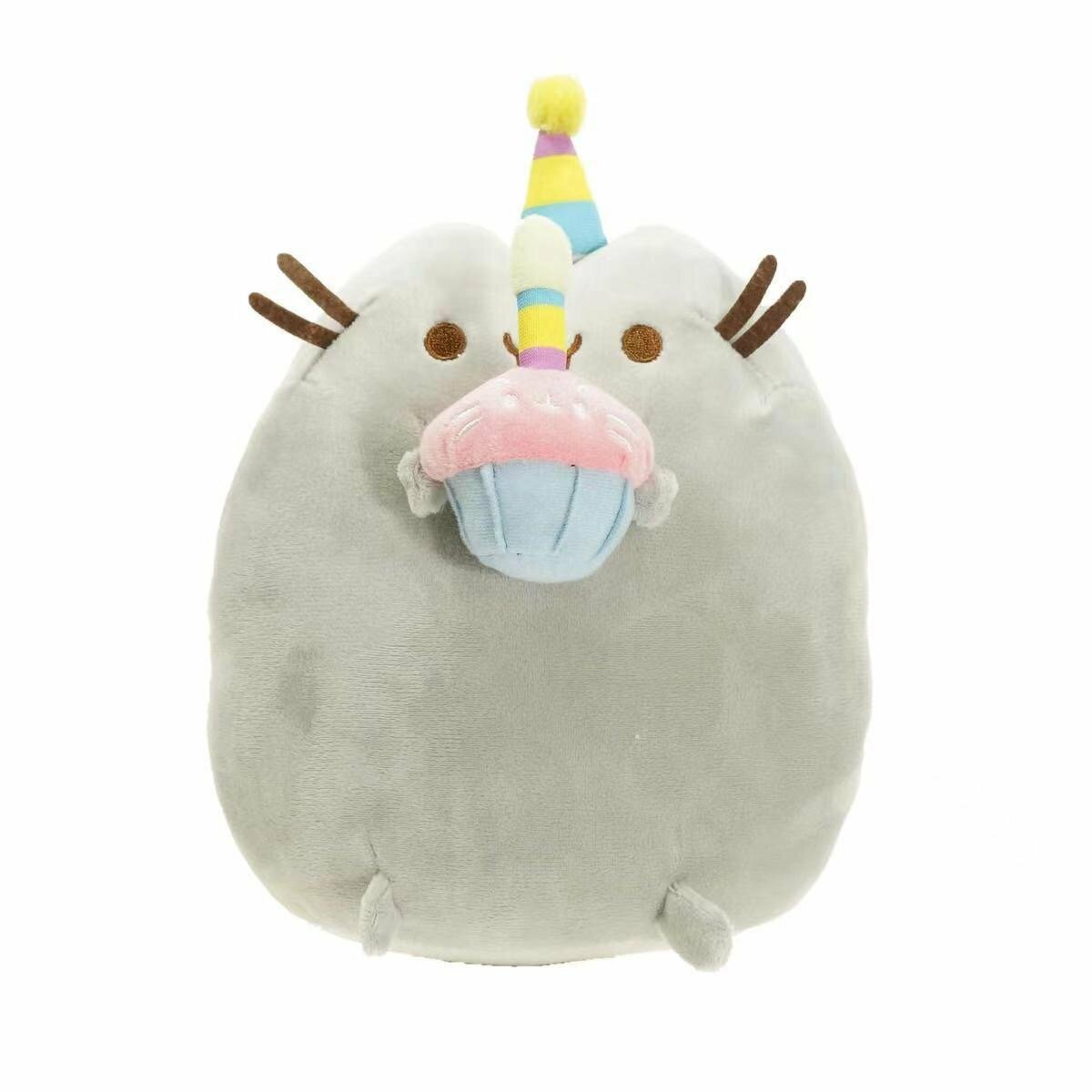 Мягкая игрушка "Pusheen the Cat" (Кот Пушин) с мороженое 15 см
