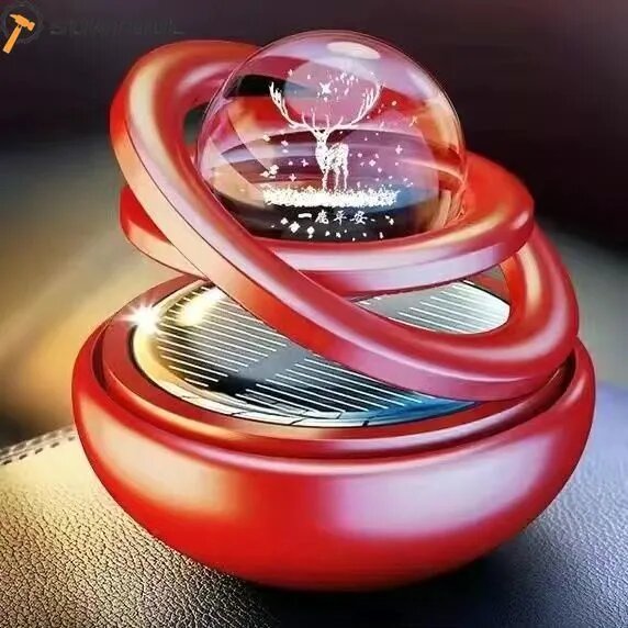 Аксессуар на панель/гравитационные кольца/вращается от солнца/Игрушка декоративная для авто