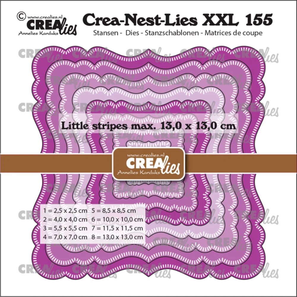 Вырубка Crea-Nest-Lies XXL 155, 13.3 x 13.3 см