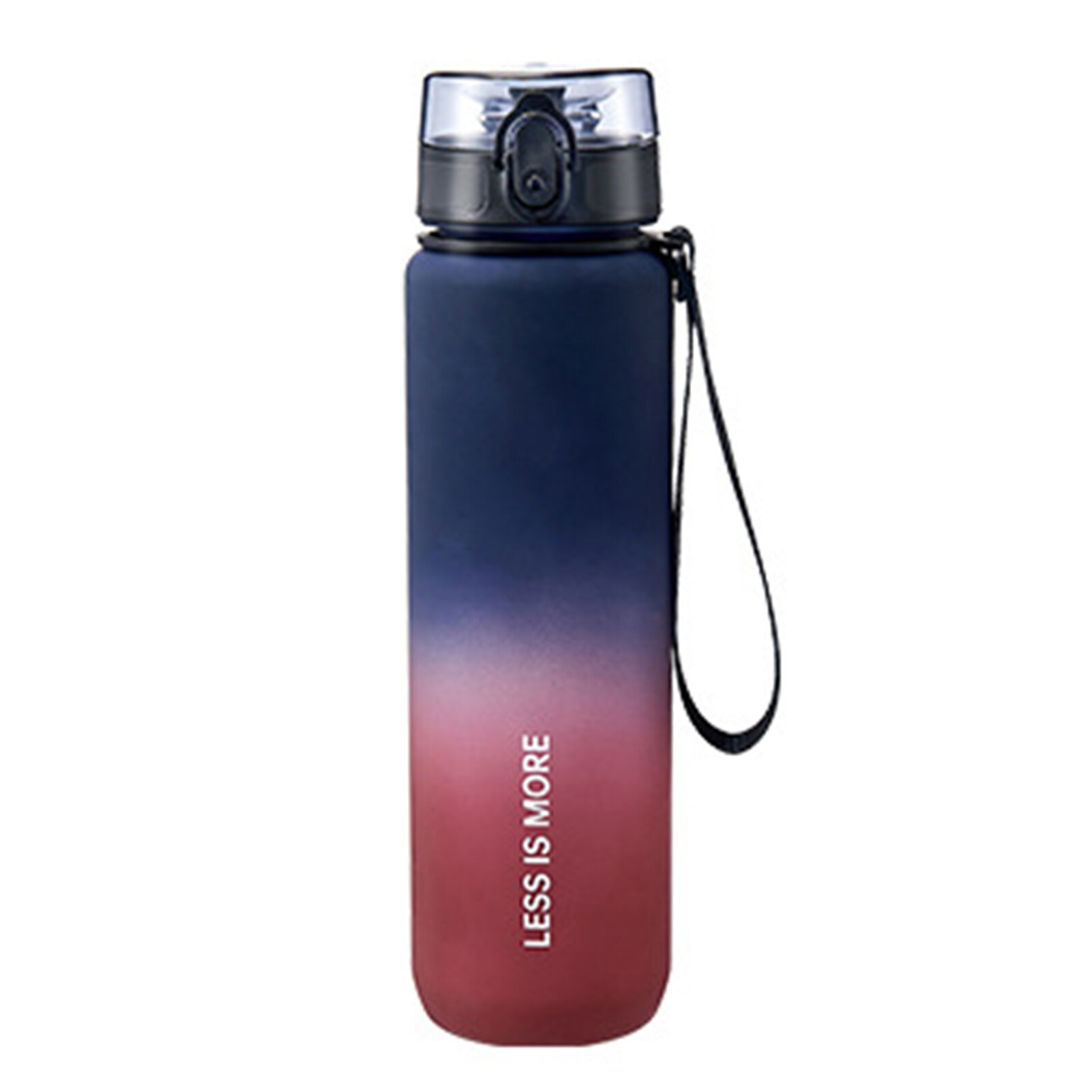 Пляшка для воды спортивная с отметкой времени, герметичная, 500ml/1000ml, материалы PC, цвета Черный & Белый / Синий & Красный / Синий & Зеленый, для фитнеса, зала, велосипедных прогулок, бега, походов, кемпинга, путешествий