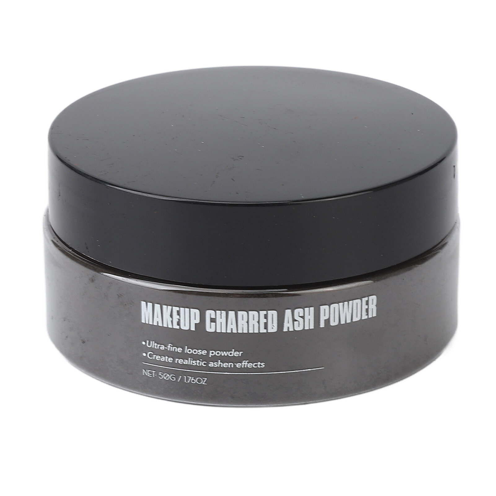 Пудра для макияжа, грязи, спецэффектов, супертонкая краска для тела, порошок обугленного пепла для Хэллоуина, 50 г, черный
