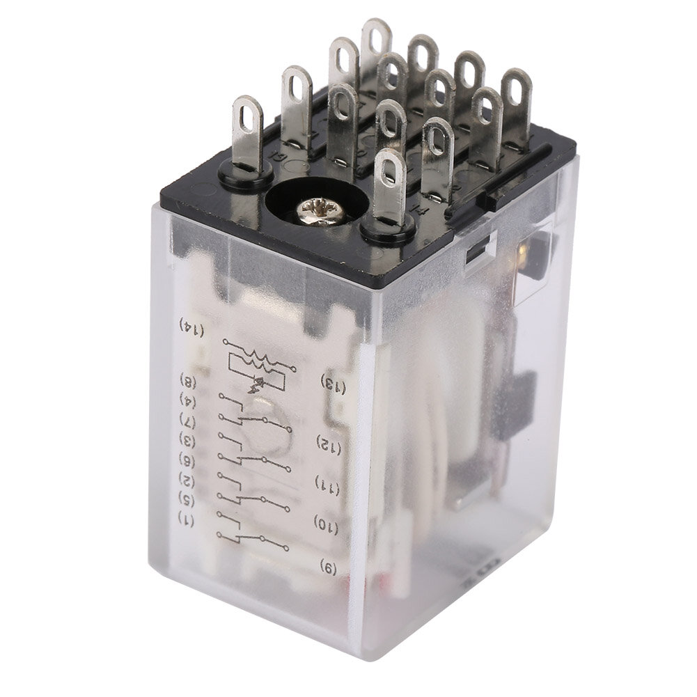 BEMM4C 14-контактное 5A мини-реле промежуточного питания электромагнитное реле (110 В переменного тока)