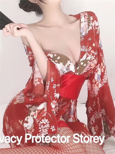 Новые экзотические костюмы для косплея, сексуальное нижнее белье, японское кимоно, игры для взрослых, 18 сексуальных униформ, женские сексуальные пижамы-кимоно, ночное белье.