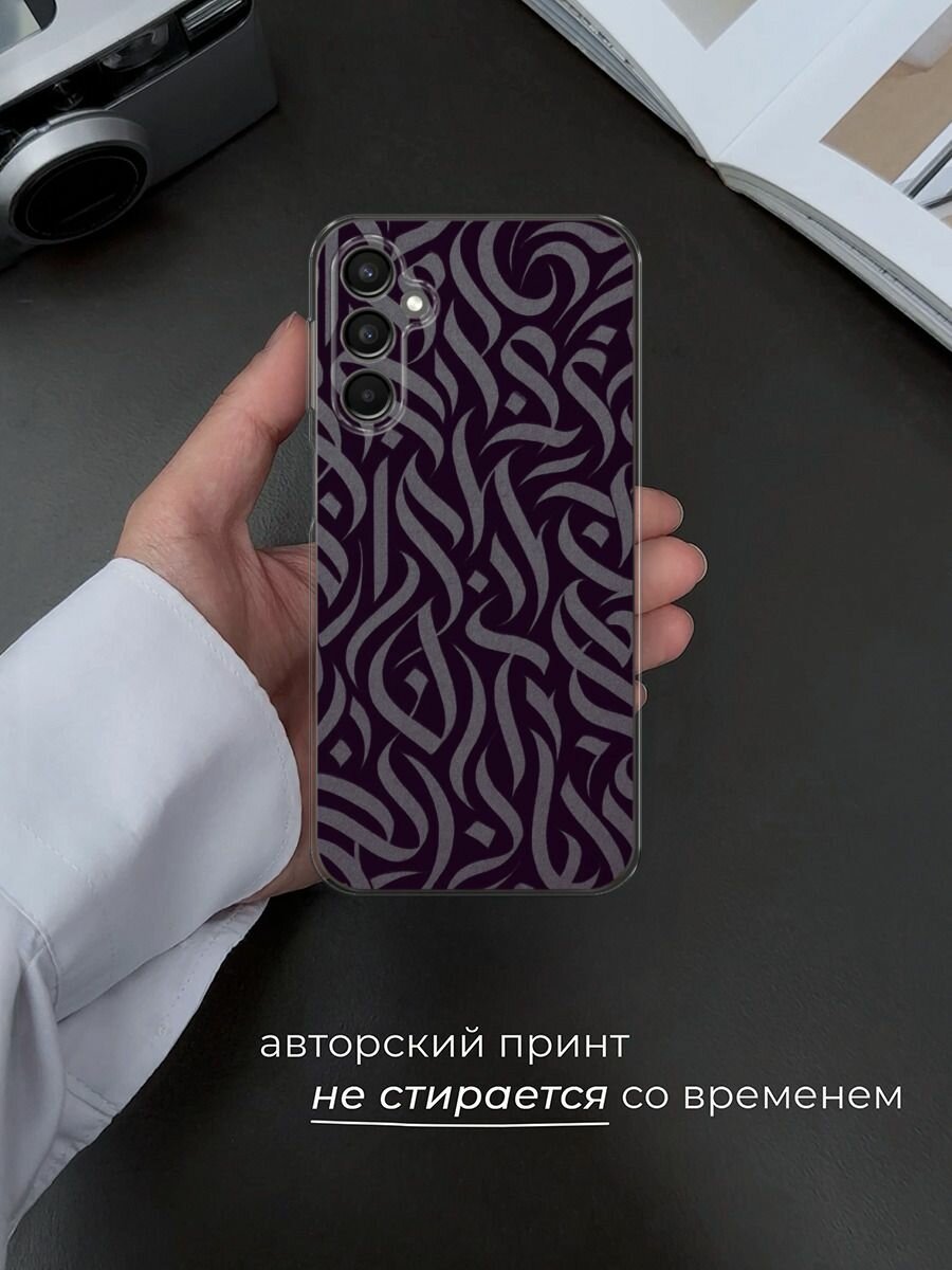 Чехол на Samsung Galaxy A24 / Самсунг Галакси A24 с принтом Монохром — фото 1