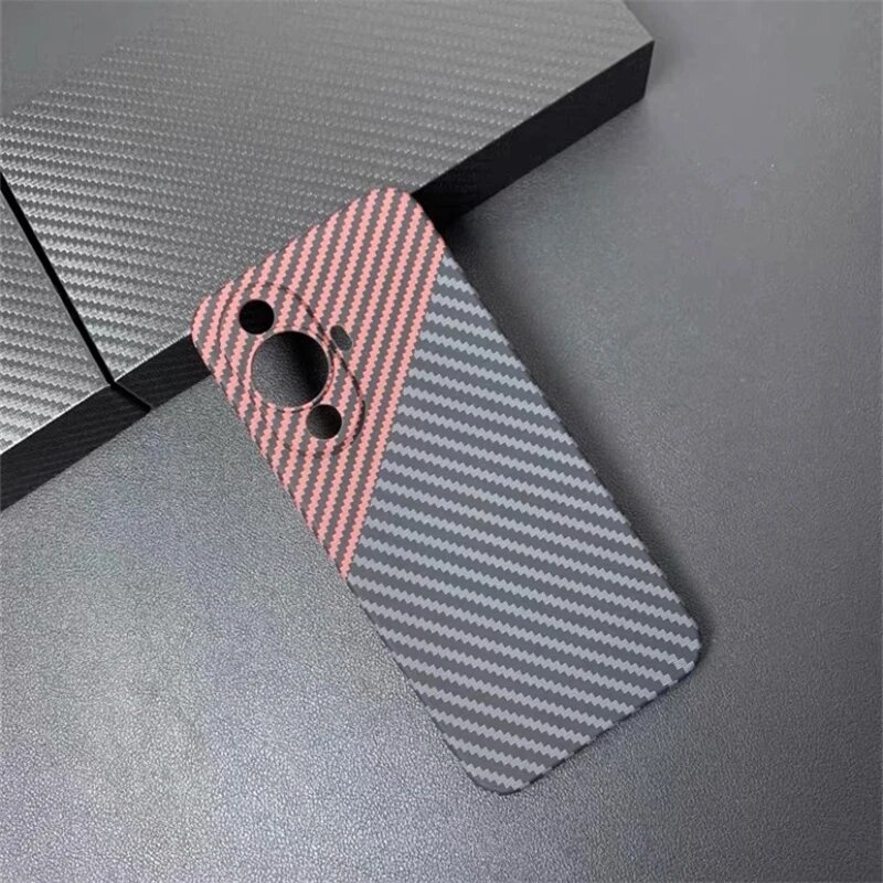 Чехол Huawei Nova 12S, карбон, Black and red