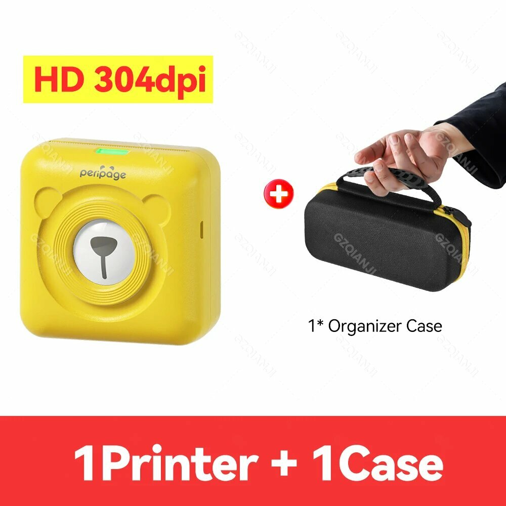 Термопринтер Peripage A6 желтый 304YE 1Case