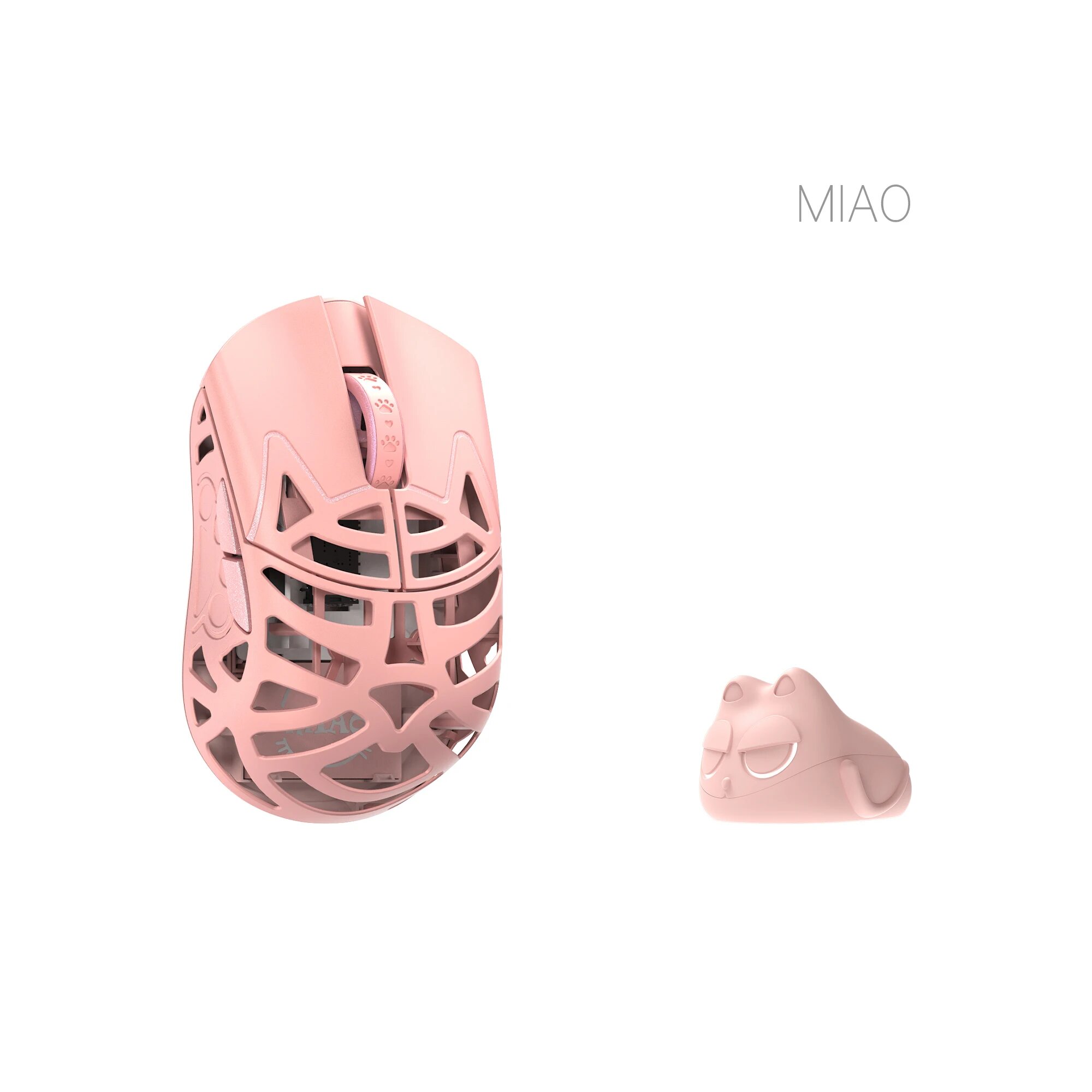 Беспроводная игровая мышь WLMOUSE Beast Miao Pink