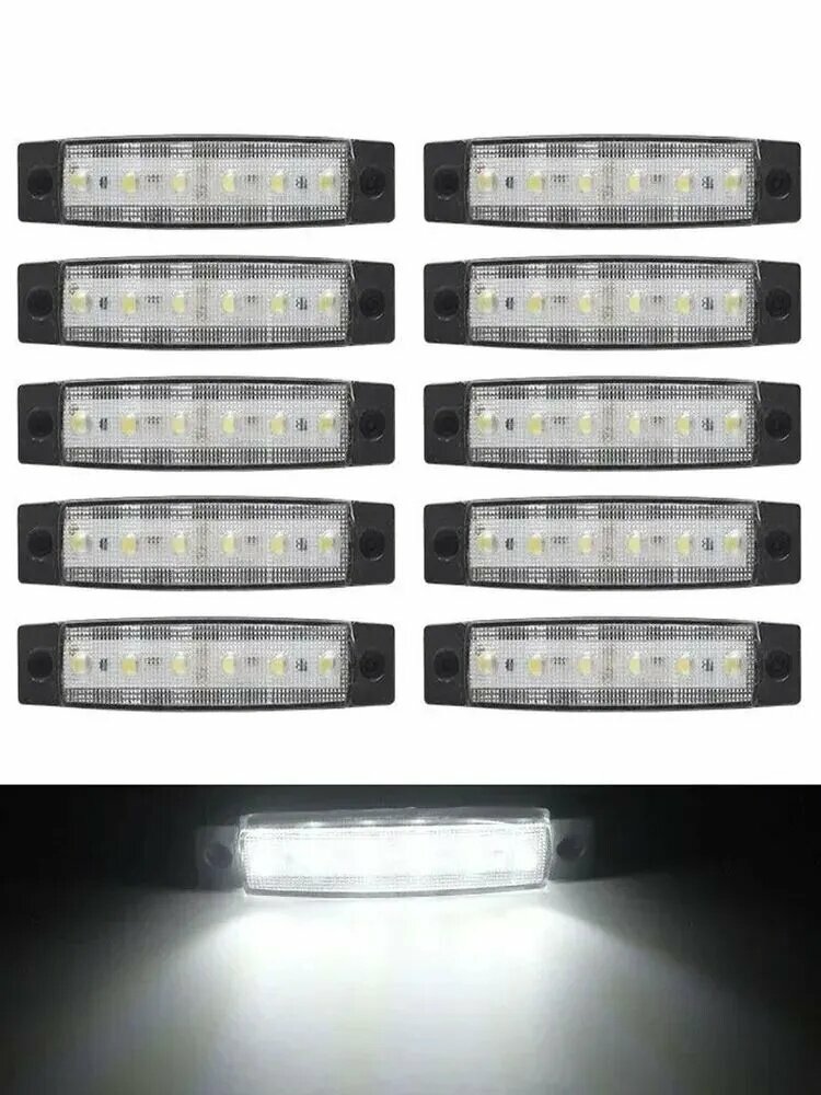 Фары автомобильные, Габаритные огни, 10 шт, арт. Фонарь габаритный