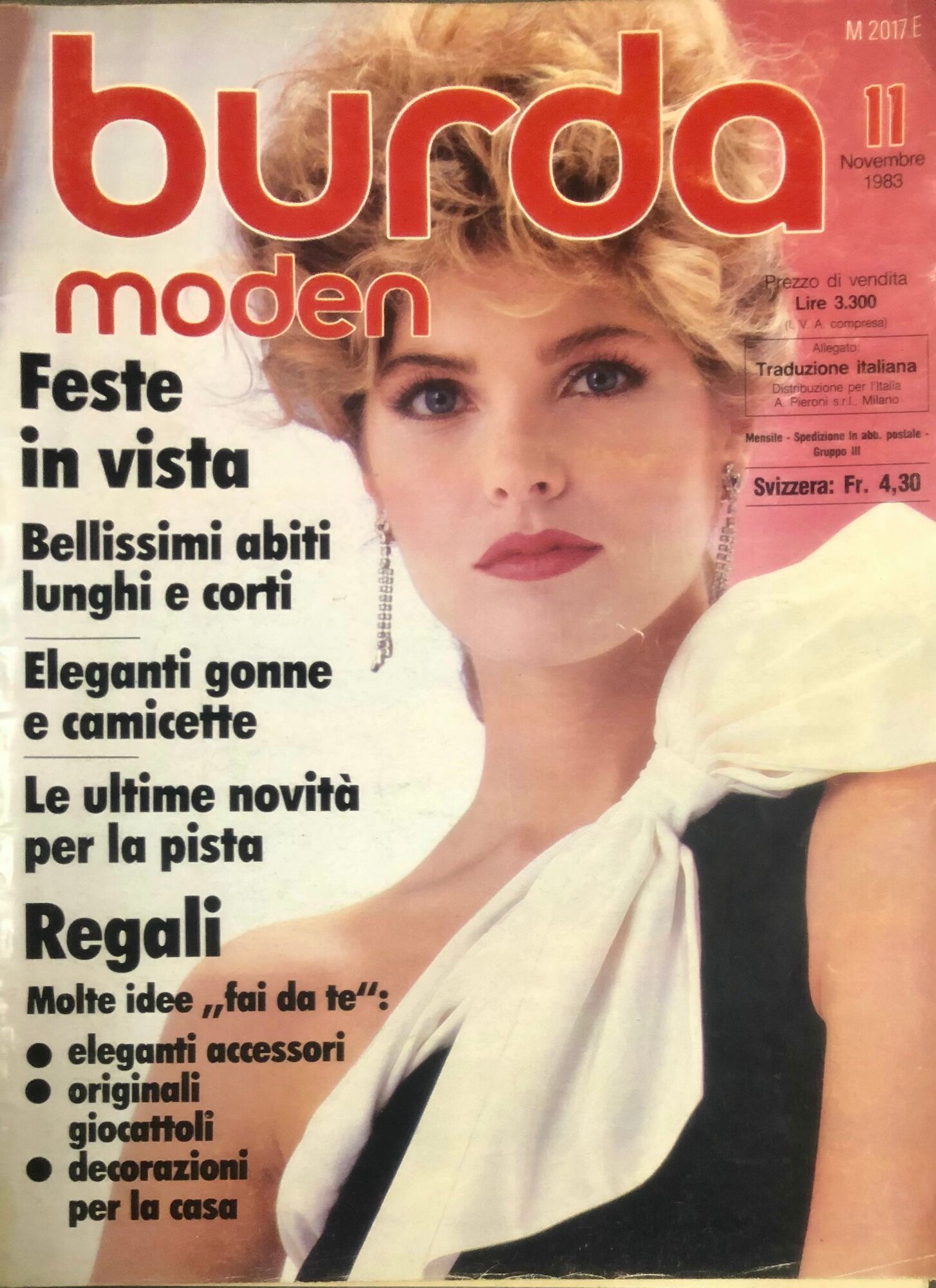 Журнал Бурда (Burda Style) № 11 1983 на итальянском # 73