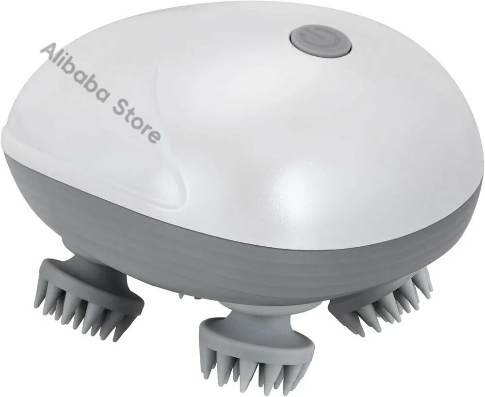 Мягкий электрический массажер для домашних животных Usb-зарядка 3D голова моющаяся игрушка для кошек 1200 мАч(Розовый)