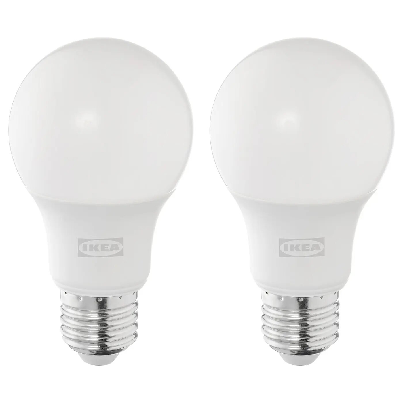 Лампочка LED SOLHETTA E27 806 люмен, регулируемая/шариковая матово-белая