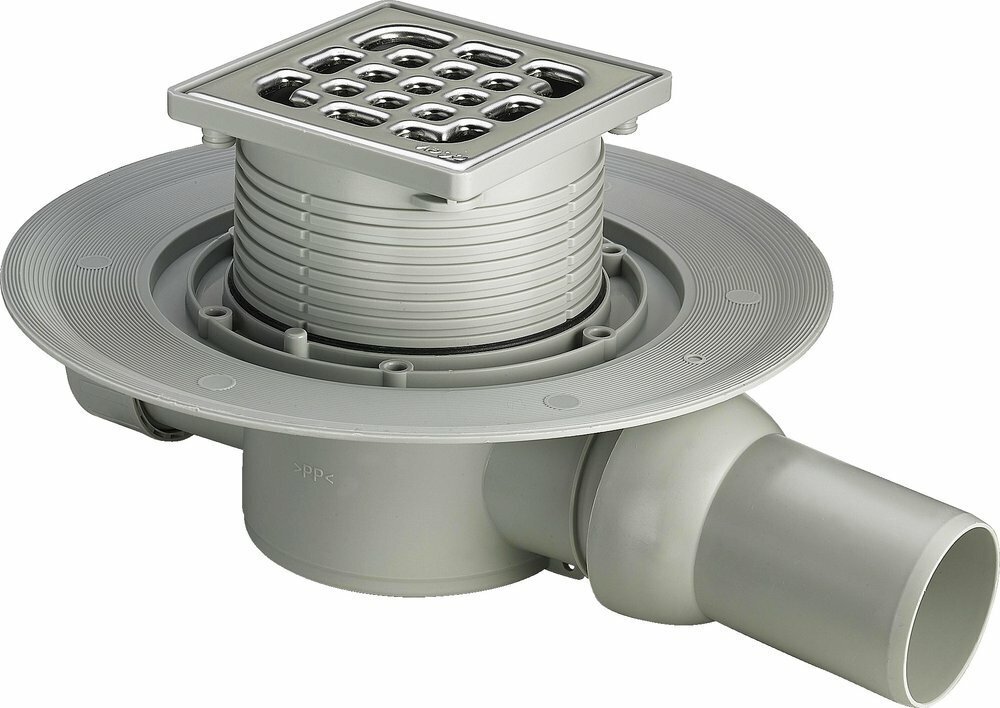 Трап для душа Viega Advantix 557119, встраиваемый, регулировка высоты, нержавеющая сталь