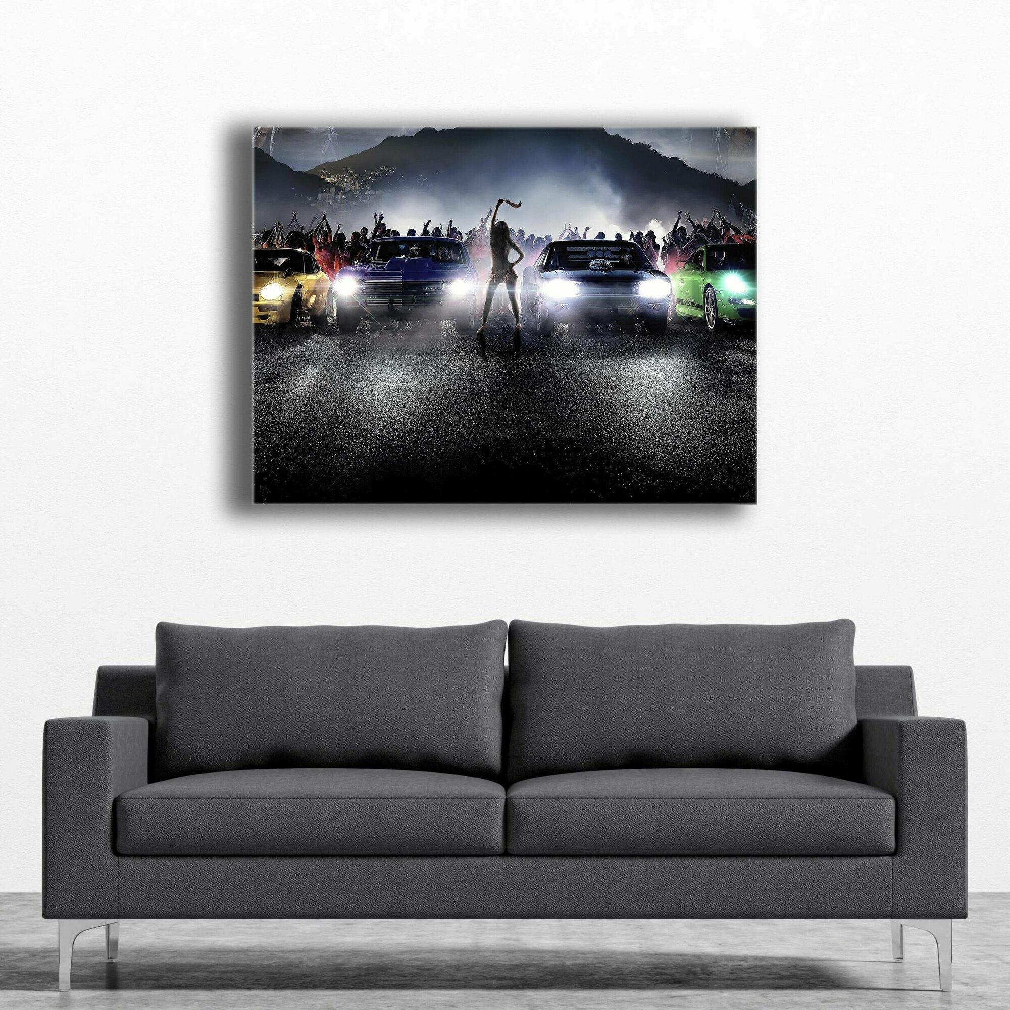 Интерьерная картина на холсте / Форсаж / Кино 60*80