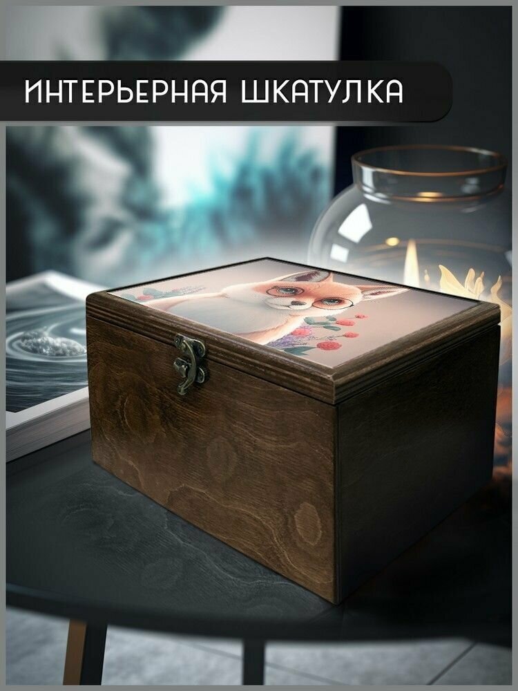 Шкатулка интерьерная для украшений универсальная 22x17x12 см Эстетика -69