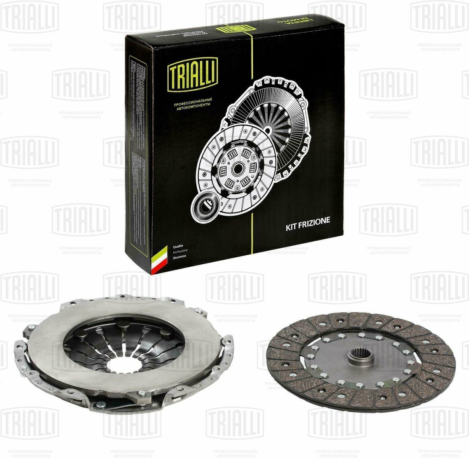 Сцепление в сборе для а/м Ford Focus II (08-)/III (13-) 2.0i, Volvo S40 (04-) 1.8i/2.0i (без муфты), TRIALLI FR1025