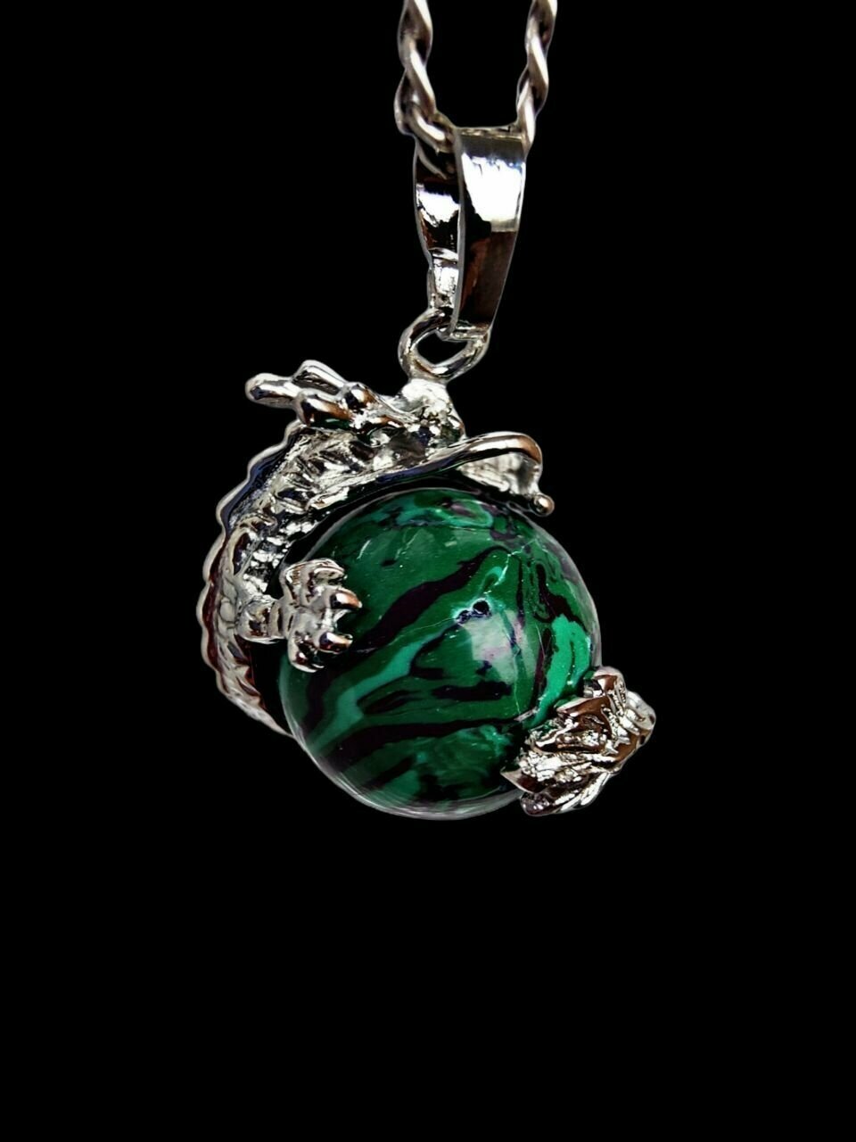 Чокер, малахит