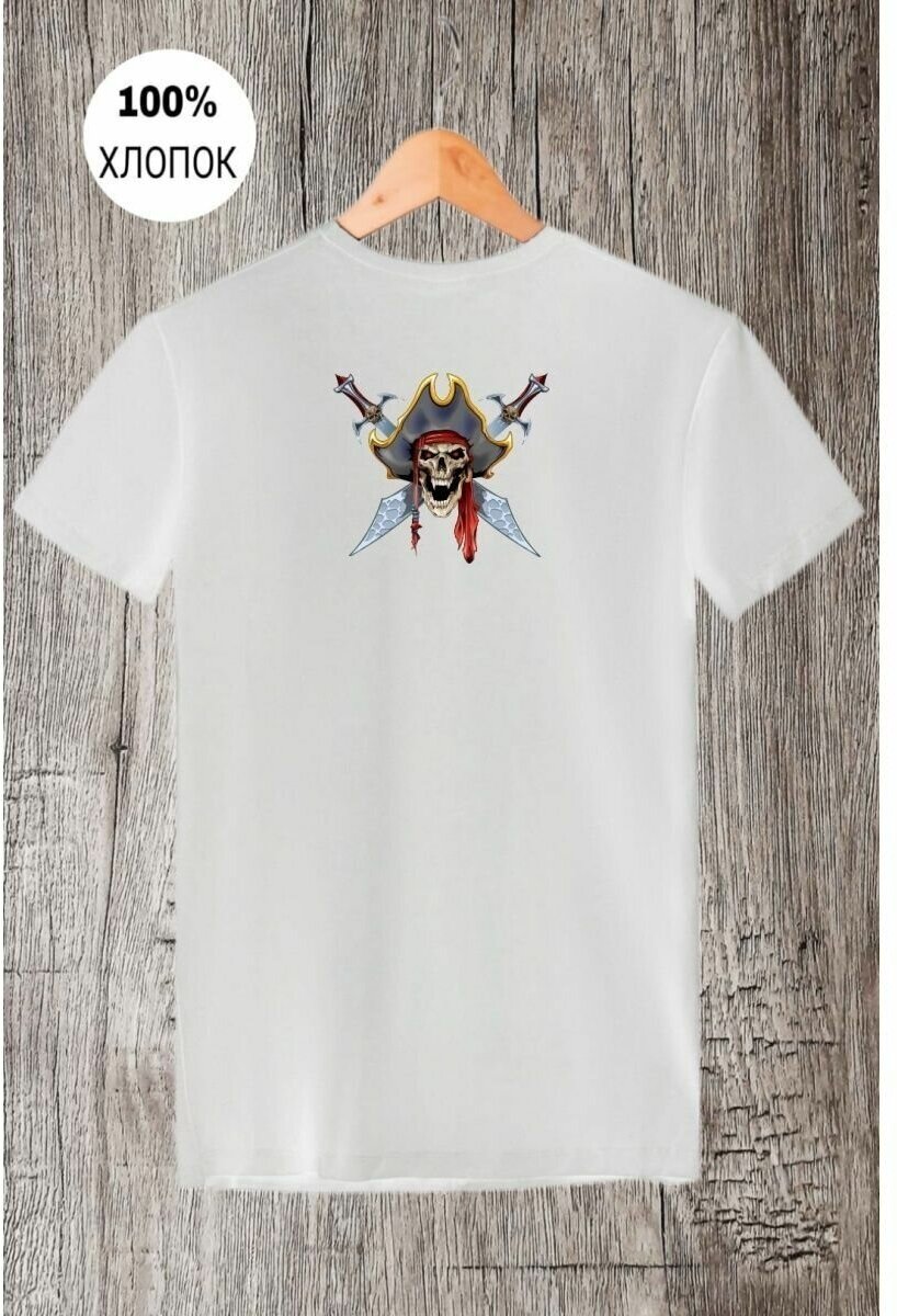 Футболка Веселый Роджер Череп Тату
