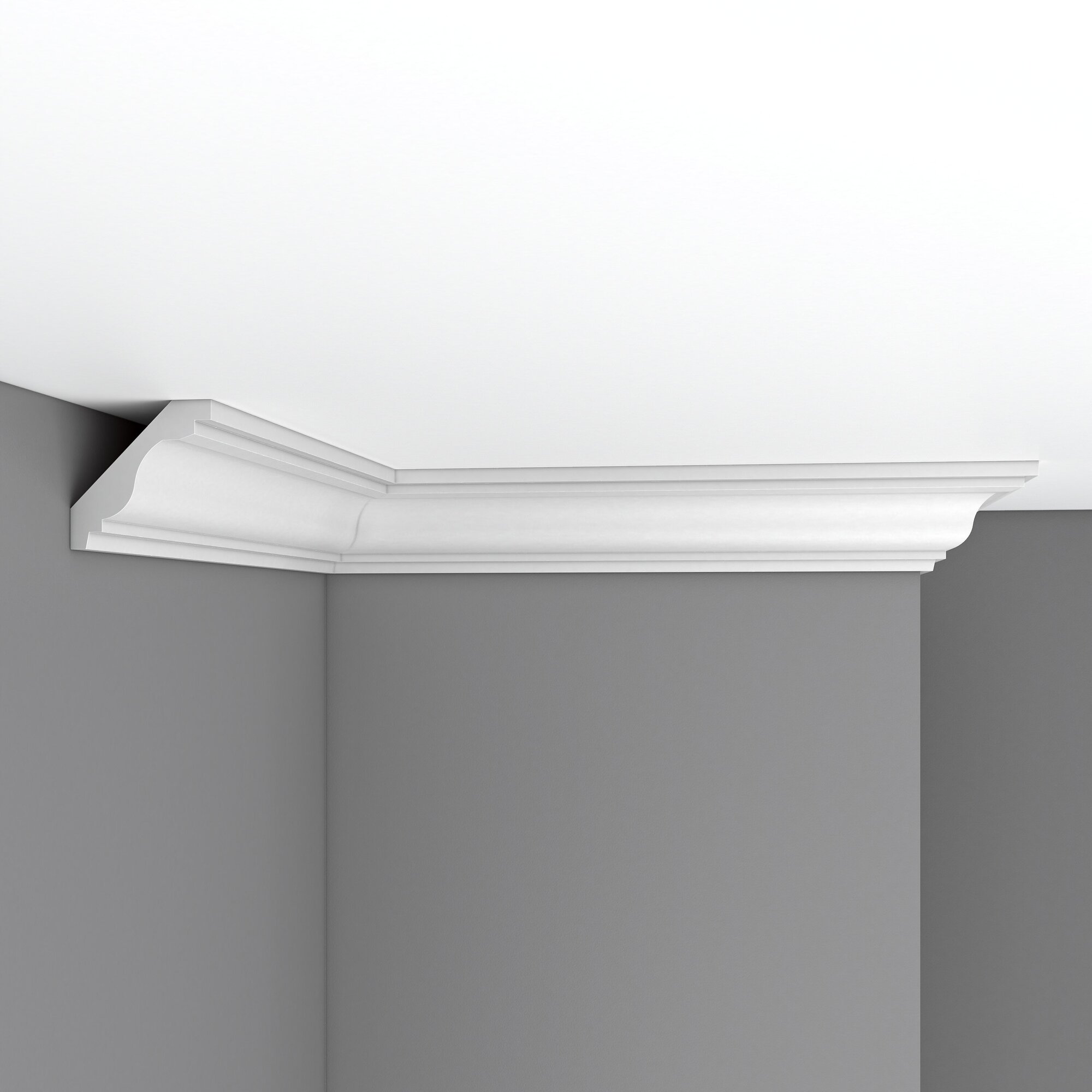 Плинтус потолочный гладкий DECOMASTER DP-336 (65*65*2400мм)