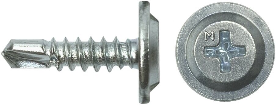 Саморезы клопы 16x4,2 мм с буром усиленные Hard-Fix (1500 шт.)