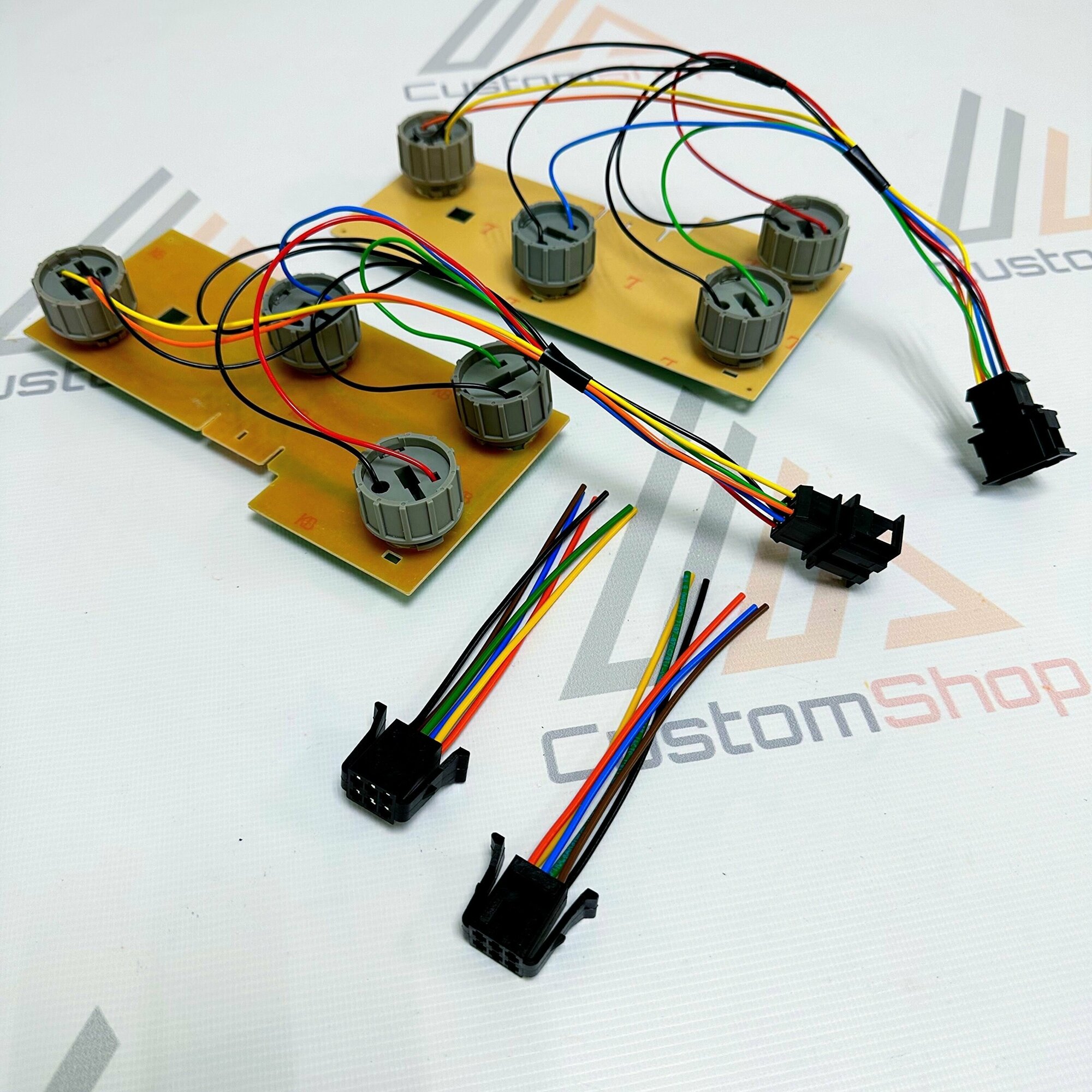 Платы задних фонарей под патрон ВАЗ 2104 + фишки для подключения