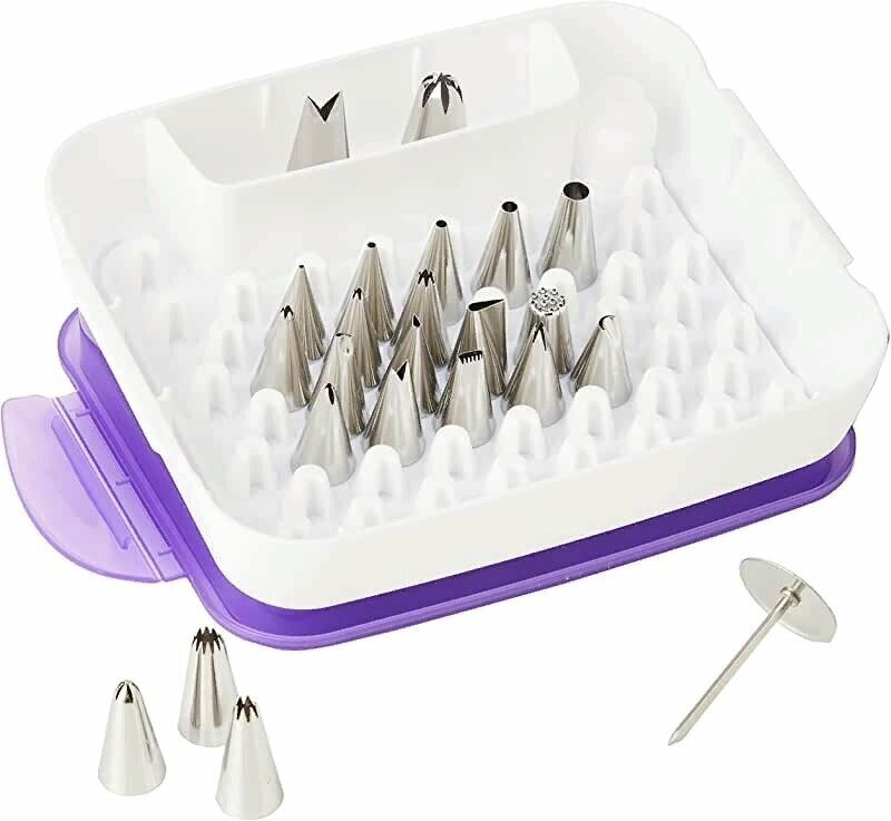 Набор металлических насадок в контейнере, 22 шт.