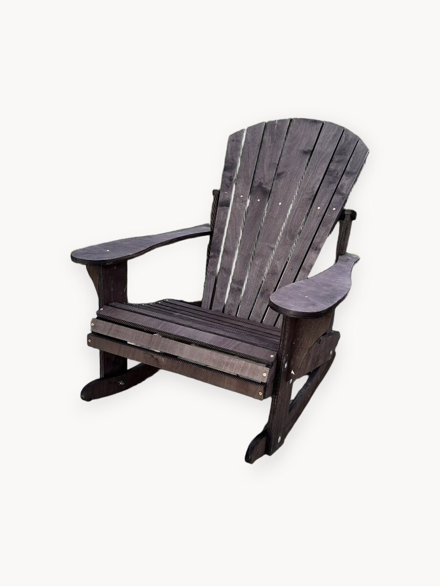 Кресло-качалка "Адирондак", для бани и сауны, Венге