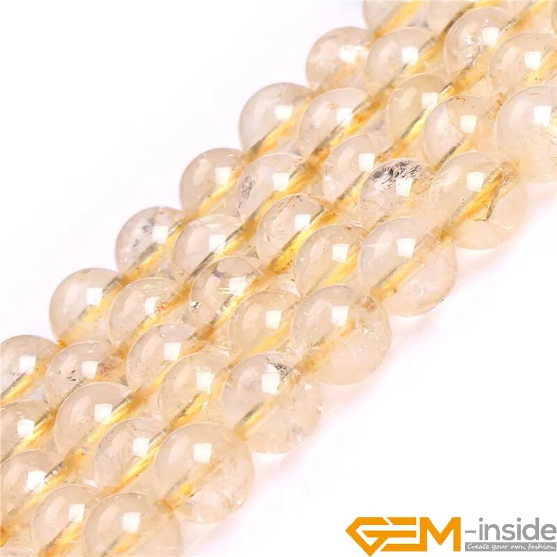 Бусины из цитрина GEM-inside 8mm