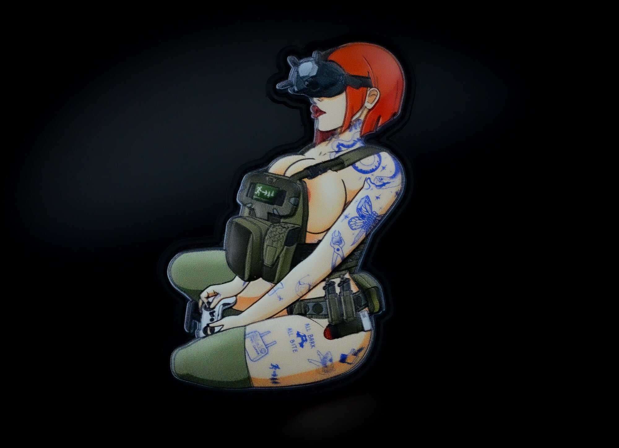 Нашивка, патч "ПВХ 49 тонн" ПВХ тактическая с липучкой.